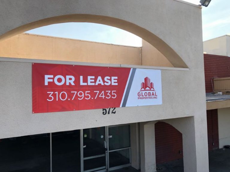 Commercial Property “For Lease” Signs and Banners in La Habra Really ...
