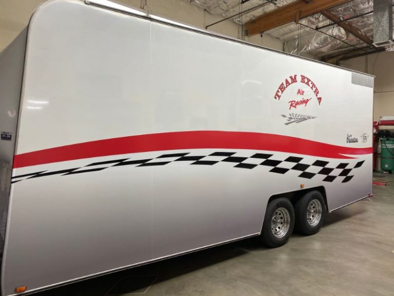 Custom Graphics for Cargo Trailer Designed, Printed, and Installed by ...