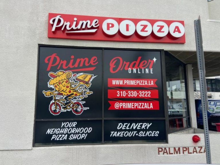 Custom Window Graphics For Restaurants In Los Angeles