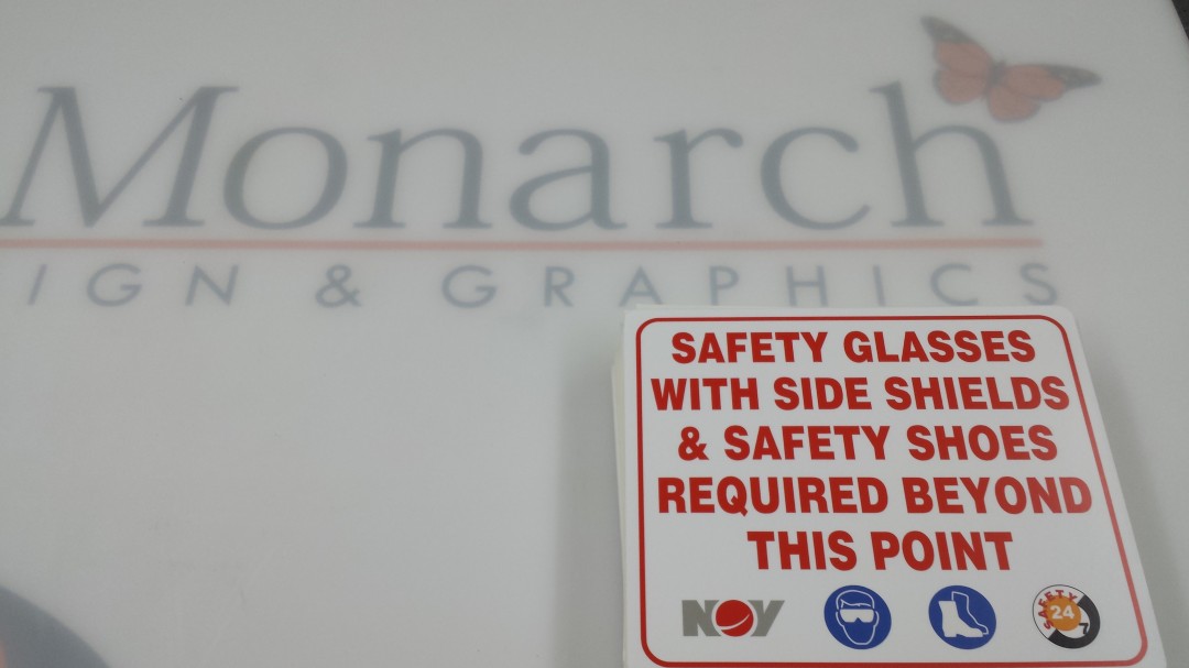 Monarch Sign & Graphics Constructs Custom Safety Signs in Houston, TX ...