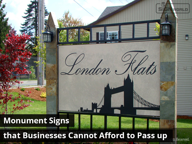 Monument Signs that Businesses Cannot Afford to Pass up - Signworld